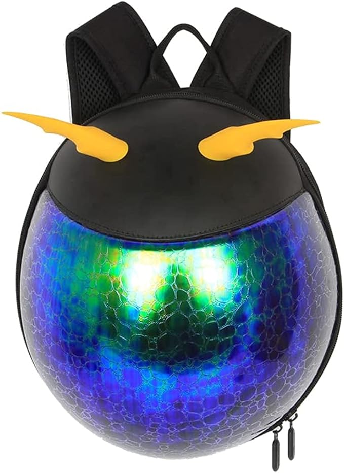 Supercute Purple And Gold Beetle Backpack – Bagsouq