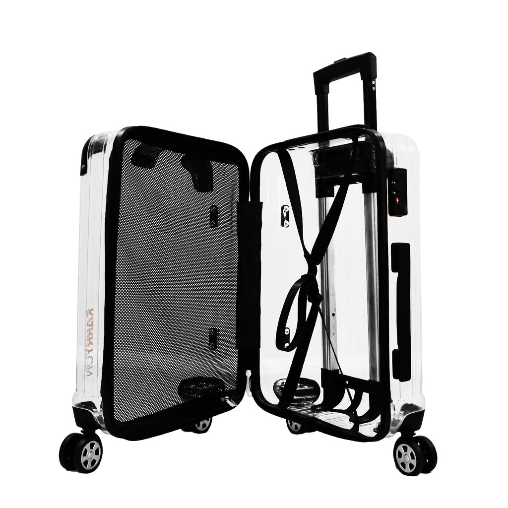 KARRY-ON AVIATION TSA TRANSPARENT PC HARDSHELL LUGGAGE