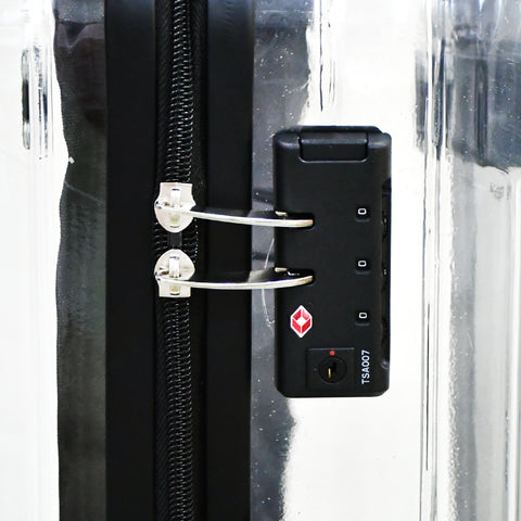 Karry-On Aviation Tsa Transparent Pc Hardshell Luggage – Bagsouq